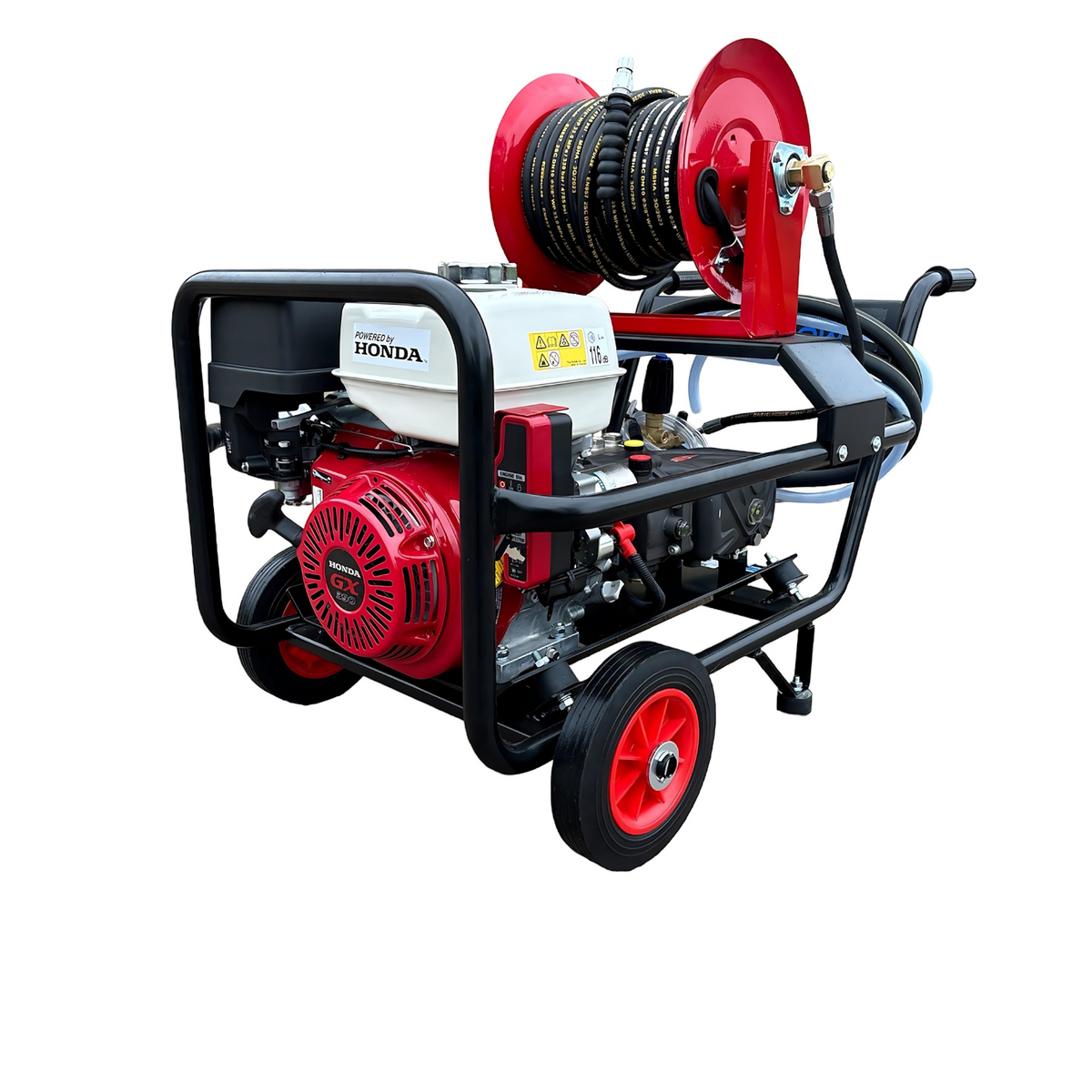 Honda GX390 Electric Start Pressure Washer with Interpump & 30mtr Reel ...